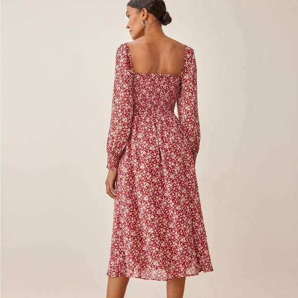 Reformation | Dresses | Reformation Cello Dress In Flower Girl | Poshmark